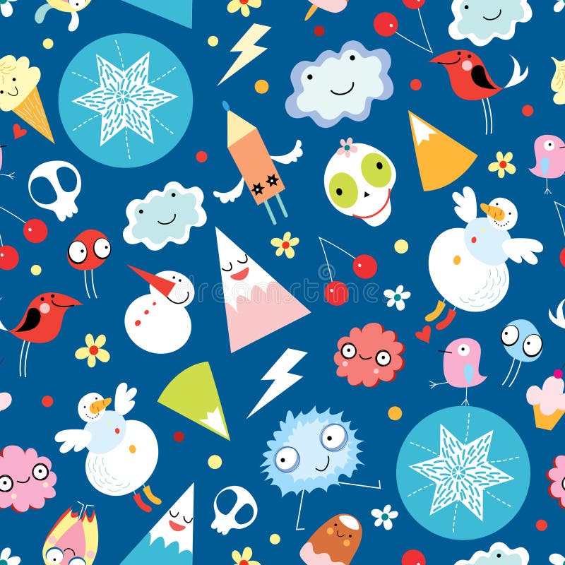 Texture of funny cats stock vector. Illustration of painting - 25577997