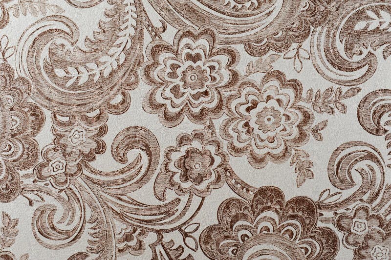 Texture of a Furniture Fabric with a Pattern Stock Image - Image of ...