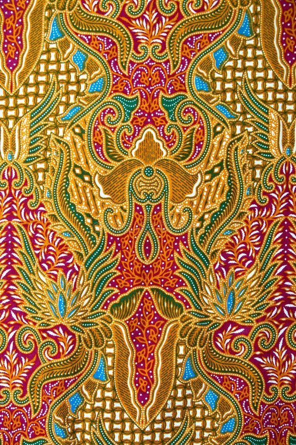 Texture of General Traditional Thai Fabric Stock Image - Image of ...