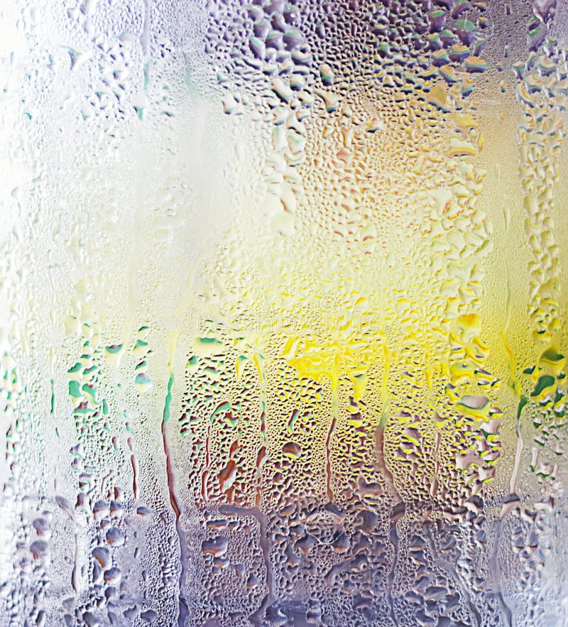 Texture of Glass Jar Filled with Condensation. Stock Image - Image of ...