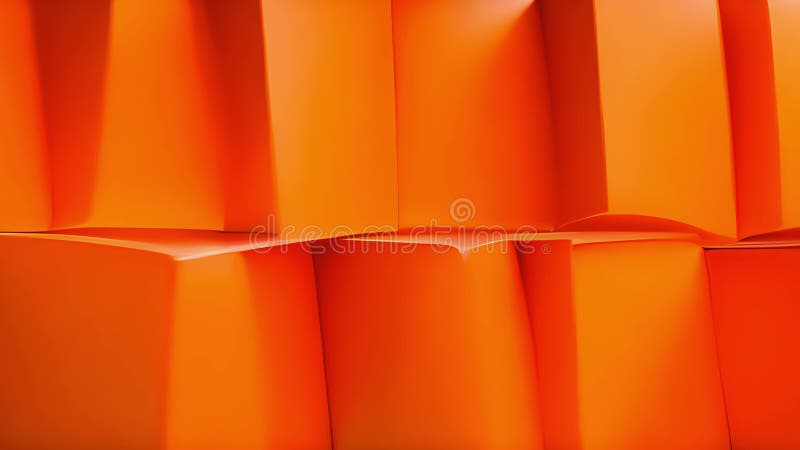 Texture of Glossy Plastic in a Vibrant Orange Color, with a Slightly ...