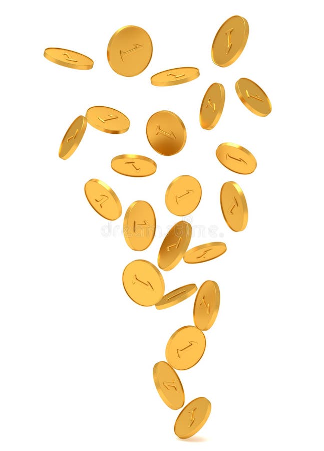 The texture of gold coins stock illustration. Illustration of ideas ...