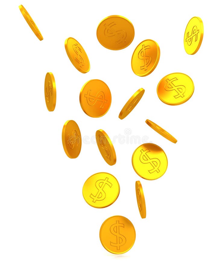 The texture of gold coins stock illustration. Illustration of coins ...
