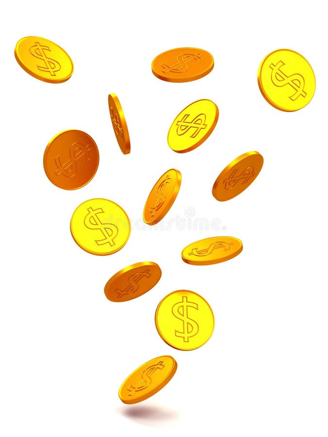 The texture of gold coins stock illustration. Illustration of coins ...