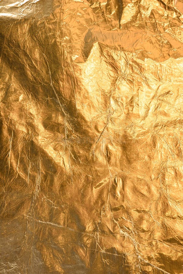 Texture of Gold Foil Backdrop Stock Image - Image of gloss, gold: 173445491
