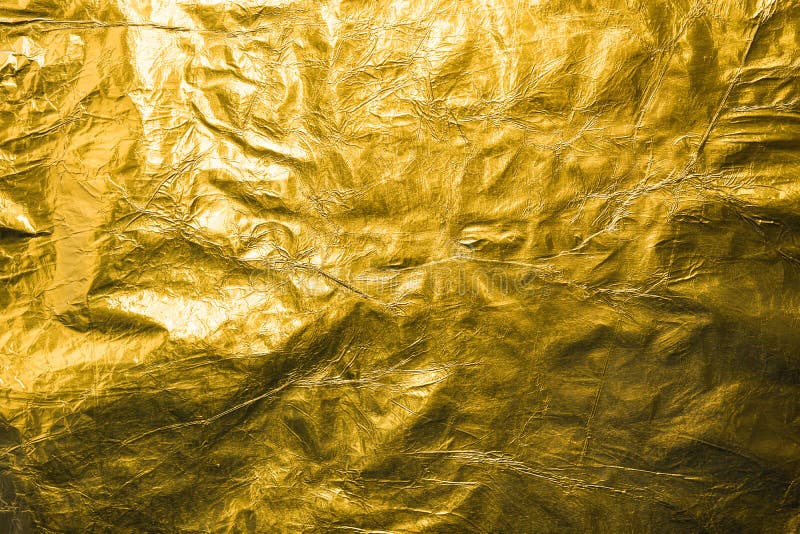 Texture of Gold Foil Backdrop Stock Image - Image of jeweler, paper ...