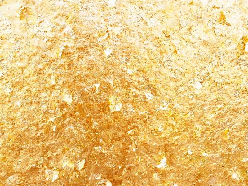 Texture of the Gold Leaf, Gold Background, Picture from Buddha Image ...