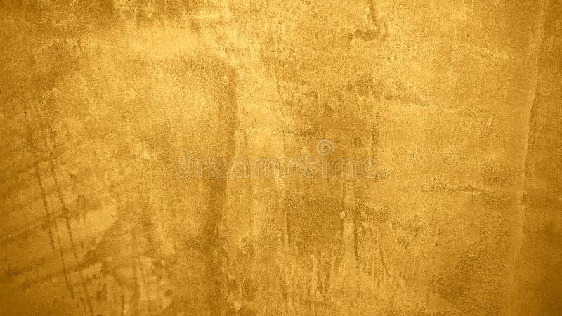 Texture of Golden Decorative Plaster or Concrete. Abstract Grunge ...