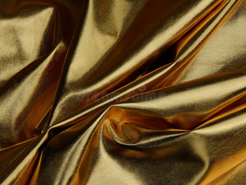 Golden material folds stock photo. Image of glossy, closeup - 32325286