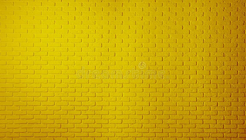 Texture of Golden Rod Color Brick Wall As Background Stock Image ...