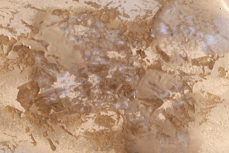 Texture of Golden Spray Paint As Background, Closeup Stock Image ...
