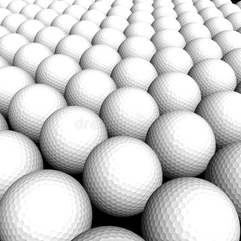 Golf Balls and Clubs Vector Design Template Illustration Stock Vector ...