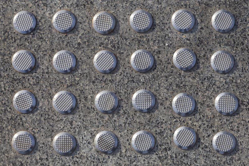 Texture - Granite Slab with Round Metal Elements Stock Image - Image of ...