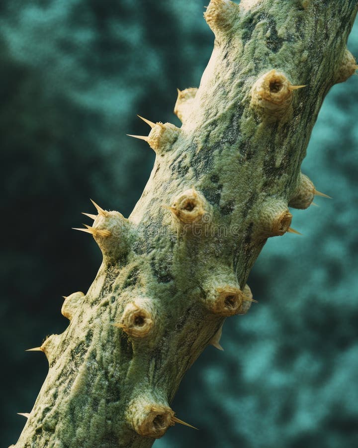 Grass Stem with Nodes and Detailed Surface Texture Hyperrealistic ...