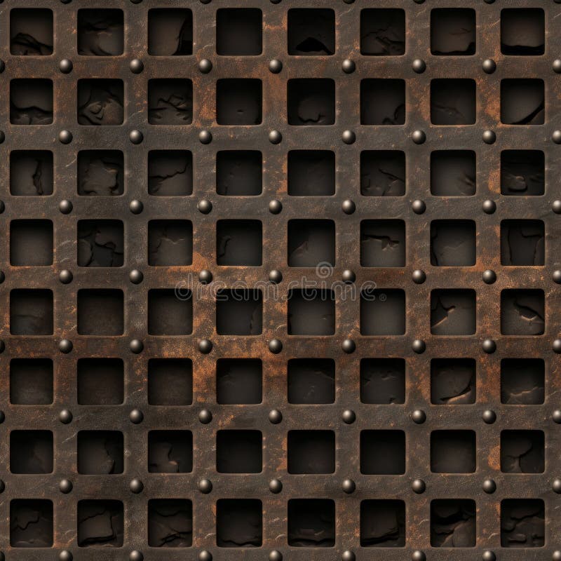 Texture Grate Floor Panel Industrial , Generated by AI Stock ...