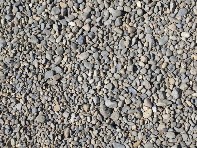 Gravel Grey Pebble Road Surface Texture Background Stock Photo - Image ...