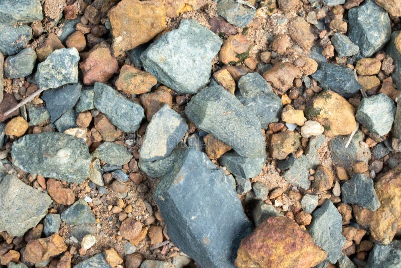 Texture of Gravel Rock and Stone on the Ground Stock Photo - Image of ...