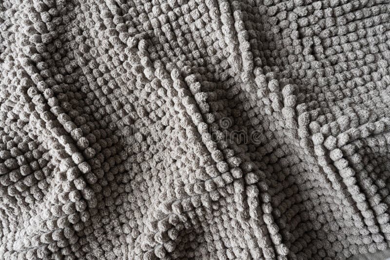 Texture of a Gray Blanket Made of Small Balls Stock Image - Image of ...