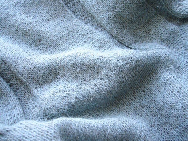 Texture of Gray-blue Knitted Fabric. Alpaca Gray Stock Photo - Image of ...