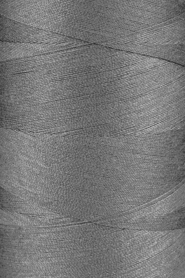 Texture of Gray Color Threads in Spool Close Up, Macro Stock Photo ...