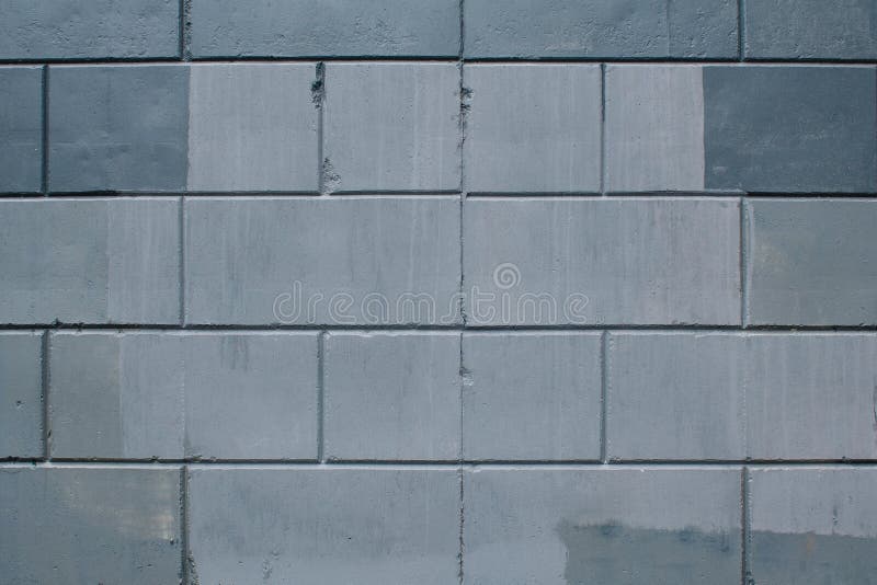 Texture of Gray Concrete Blocks with Splashes of Red in the Seams Stock ...