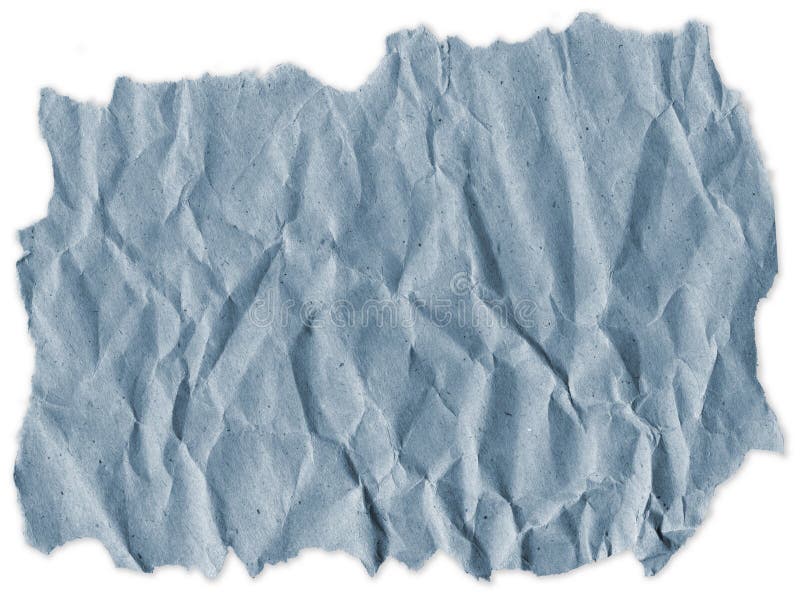 Texture of Gray Kraft Paper. Torn Piece of Paper Isolated on Background ...