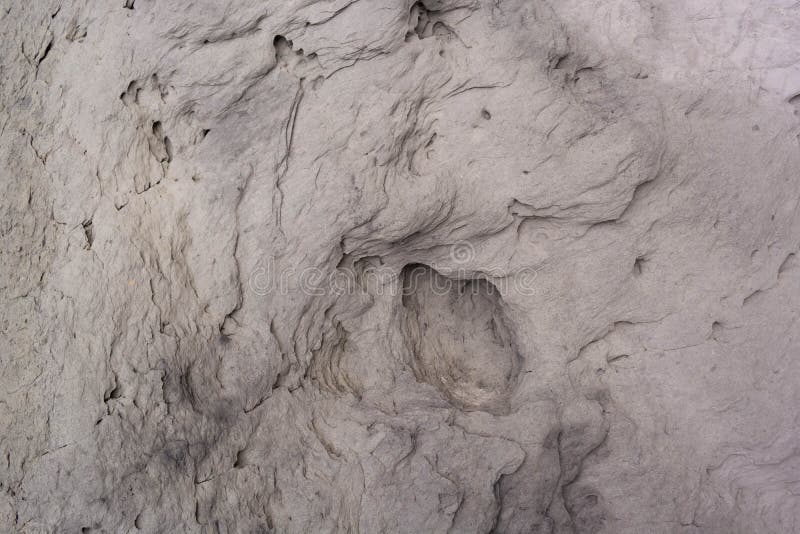 Texture of a Gray Layered Stone with a Hole. Stock Photo - Image of ...