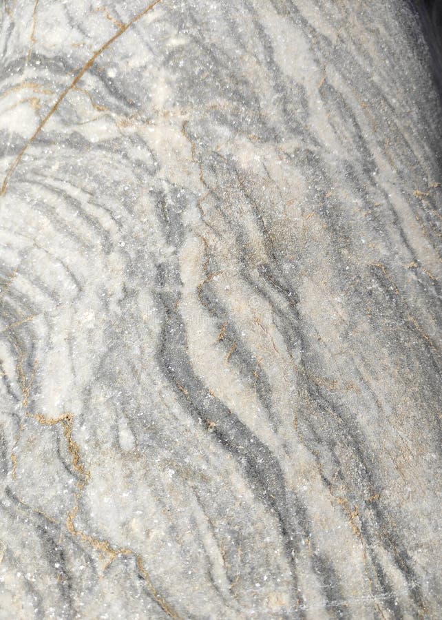 The Texture of a Gray Marble Stone with Veins, Cracks and Inclusions ...