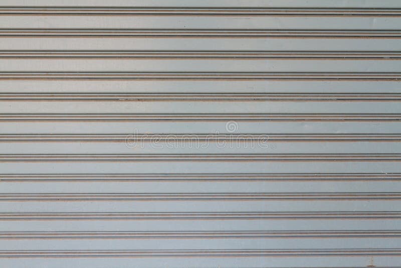 Texture of Gray Rolling Steel Doors Stock Image - Image of architecture ...