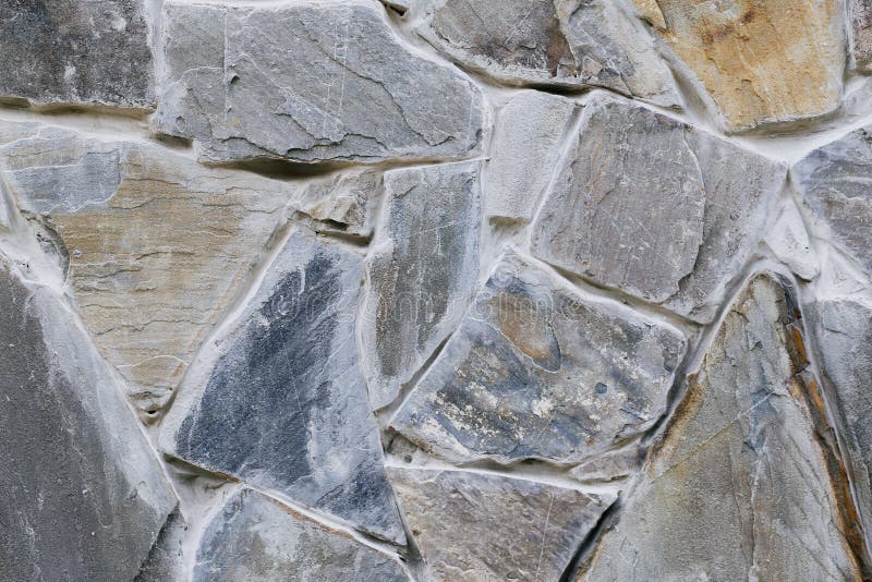 The Texture of Gray Stone Masonry Wall Stock Photo - Image of backdrop ...