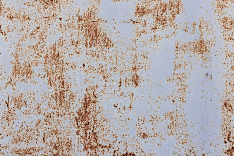 Texture of a Gray Weathered Metal Surface Displaying Rusty Brown Spots ...