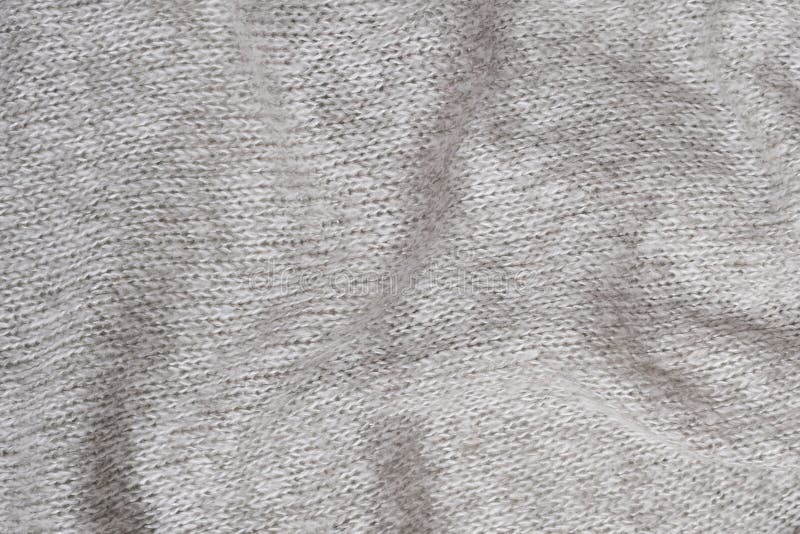 Texture of a Gray Wool Knitted Sweater. Close-up Stock Image - Image of ...