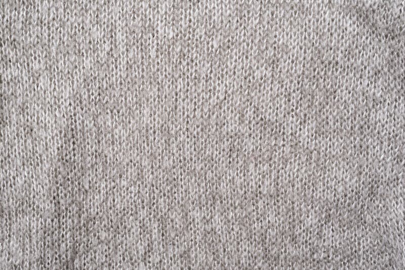 Texture of a Gray Wool Knitted Sweater. Close-up Stock Image - Image of ...