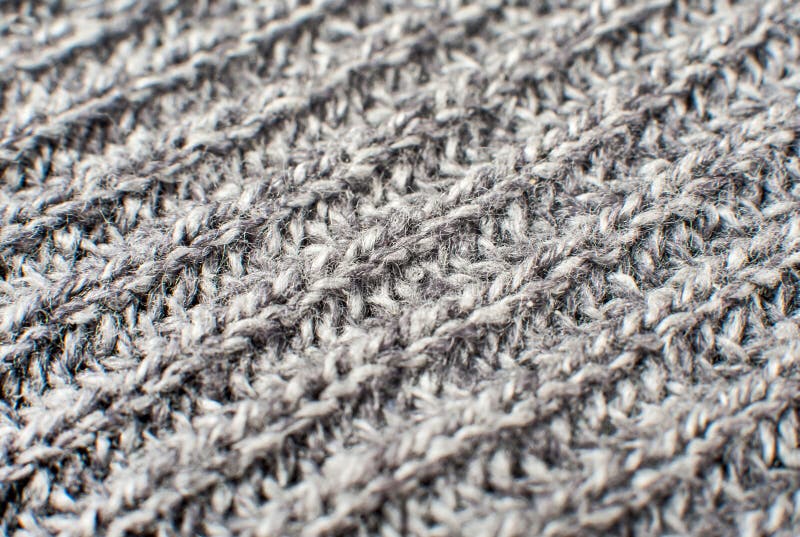 Texture of Gray Woolen Knitted Sweater Closeup, Macro Stock Image ...