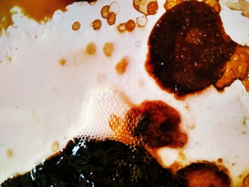 Texture Grease Stains and Bubbles of Detergent on the Stove Stock Image ...