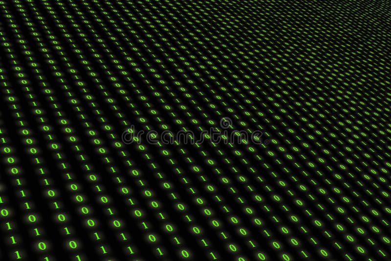 Texture of Green Binary Code on Black Background. Stock Illustration ... Texture of Green Binary Code on Black Background. Stock Illustration ...