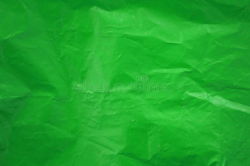 Texture of Green Color Plastic Bag Smooth Crumpled Surface Stock Image ...