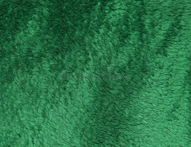 Texture Green Plush Synthetic Material Stock Photo - Image of cloth ...