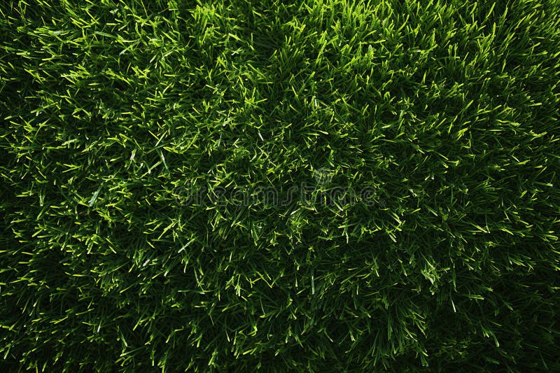 Texture of Green Thick Lawn, Horizontal Background. Generated by ...