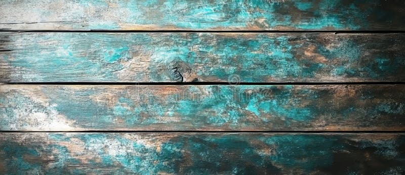The Texture of a Green Wooden Board with Horizontal Stripes in a Rustic ...