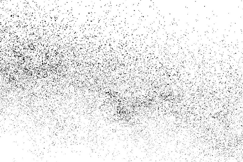 Texture Grenue Noire D'isolement Sur Le Fond Blanc Illustration de ...