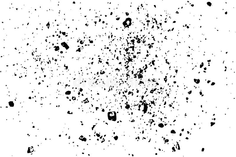 Texture Grenue Noire D'isolement Sur Le Fond Blanc Illustration de ...