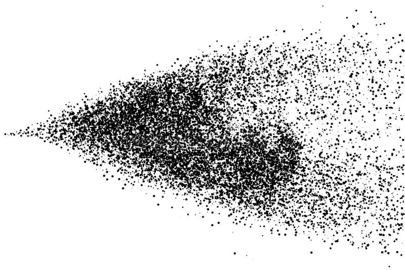 Texture Grenue Noire D'isolement Sur Le Fond Blanc Illustration de ...