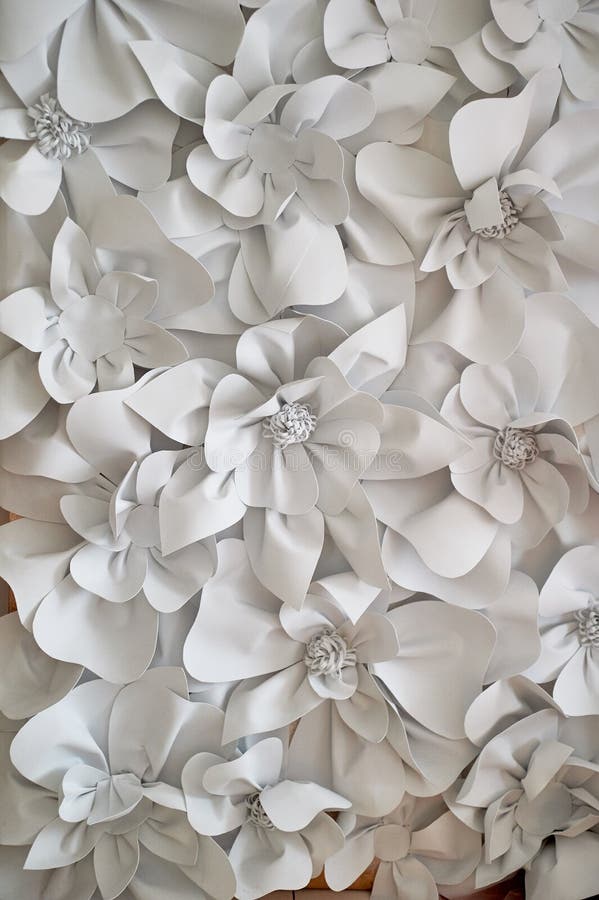 Texture Grey Artificial Flowers.Closely. Wall and Room Decor Stock ...