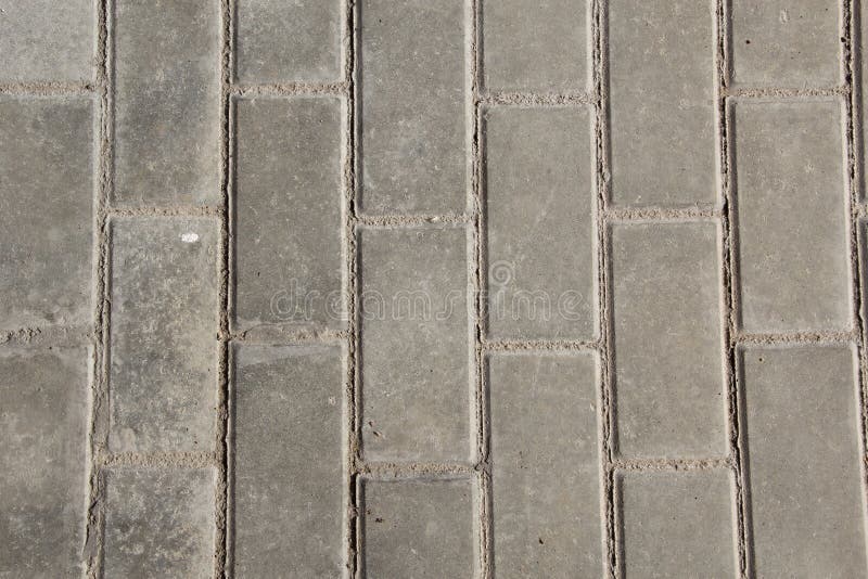 The Texture of the Grey Paving Slabs Stock Image - Image of road, grey ...
