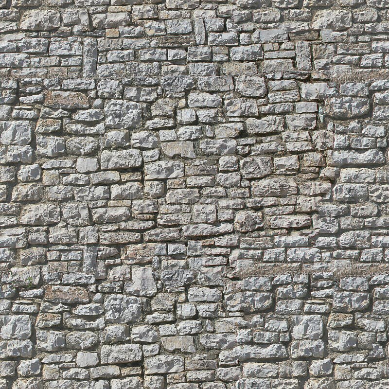 Texture Grey Stone Brick Wall, High Resolution Stock Image - Image of ...