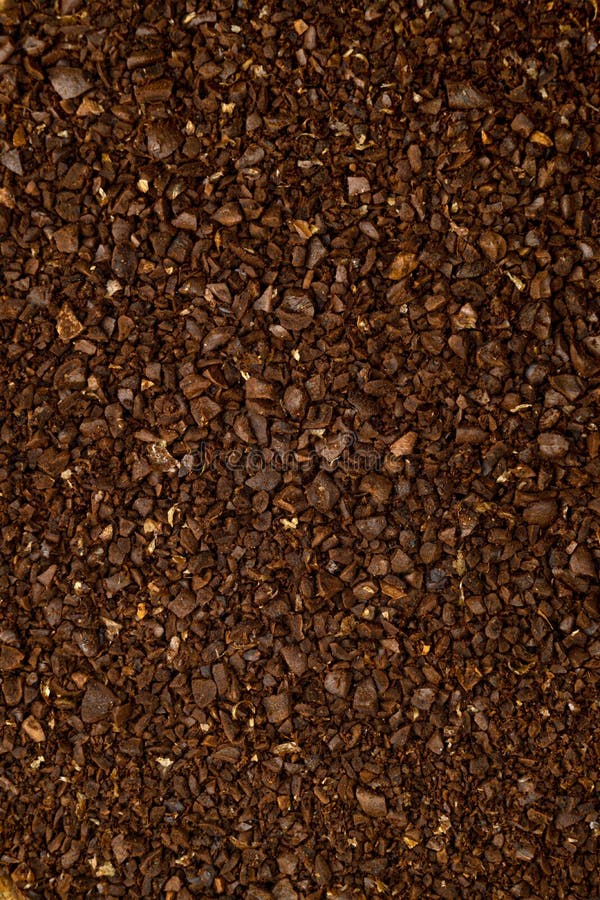 Texture of Ground Coffee. Overall Plan Stock Image - Image of isolated ...