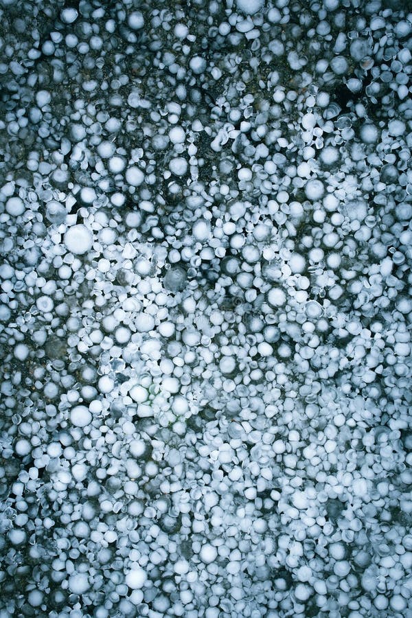 Texture of Hail after Storm Stock Image - Image of hailstorm ...