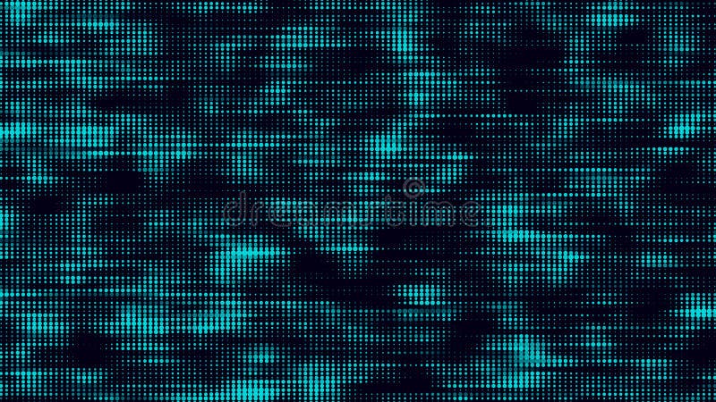 Texture of Halftone Dots. Futuristic Abstract Background. Broken Glitch ...