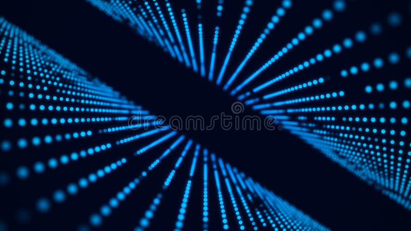 Texture of Halftone Dots. Futuristic Abstract Background. Particle Pattern. 3D Rendering Stock ...